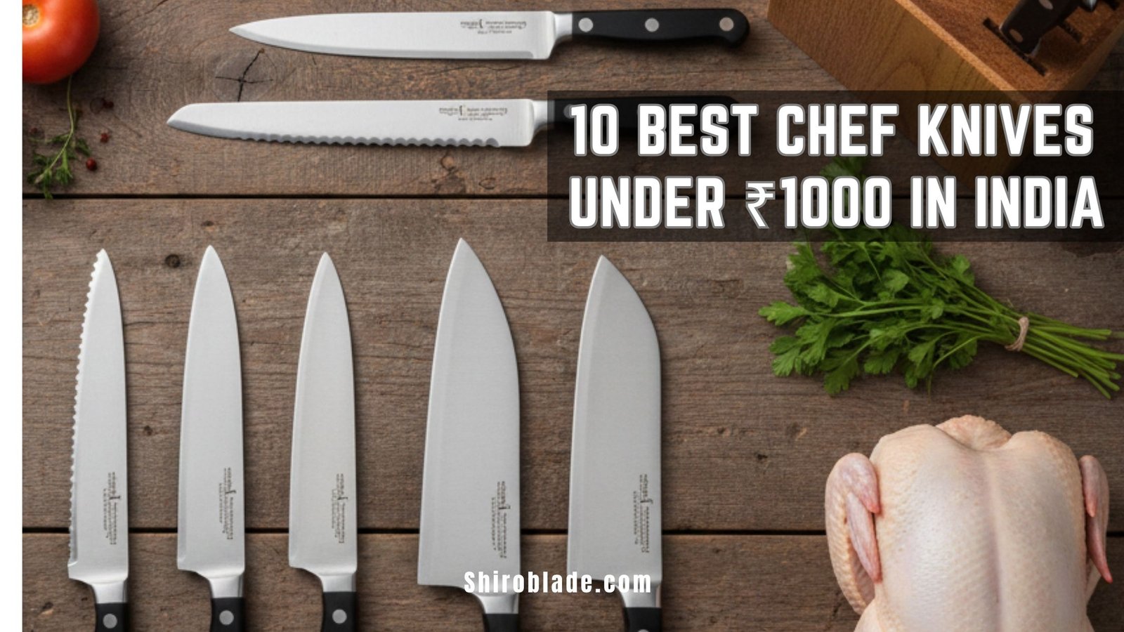 10 Best Chef Knives Under ₹1000 in India