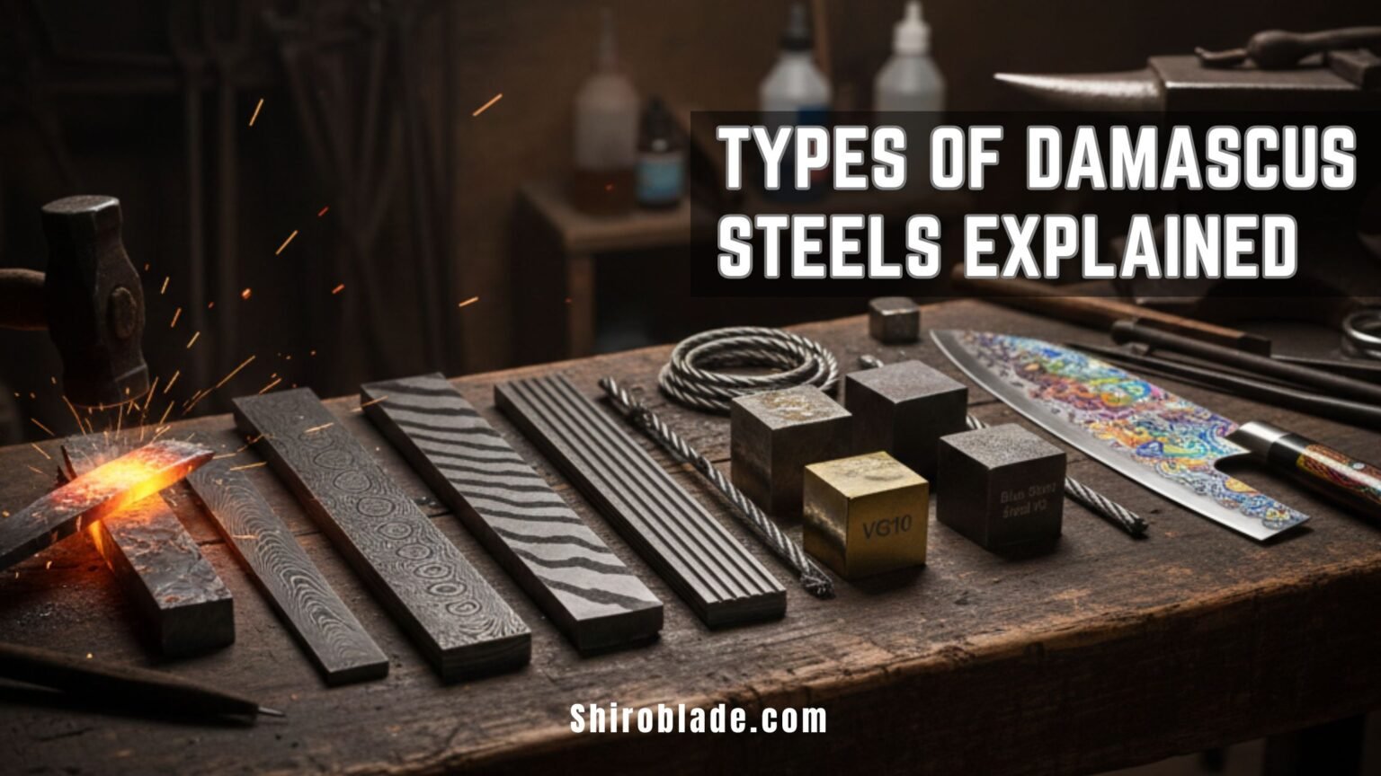 Types of Damascus Steel Explained: It’s More Than Just the Pattern